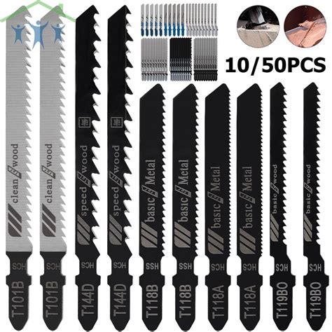 1050pcs Carbon Steel Assorted Jig Saw Blades With T Shank Wood Thin