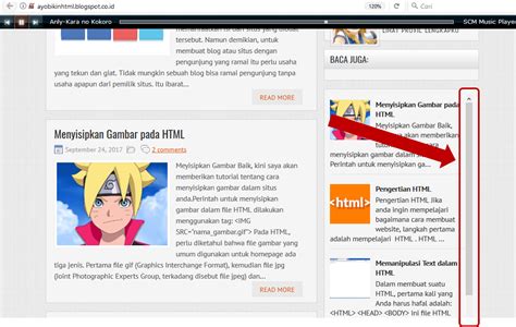 Cara Membuat Fitur Scroll Untuk Popular Posts Pada Blog ~ Tempatnya