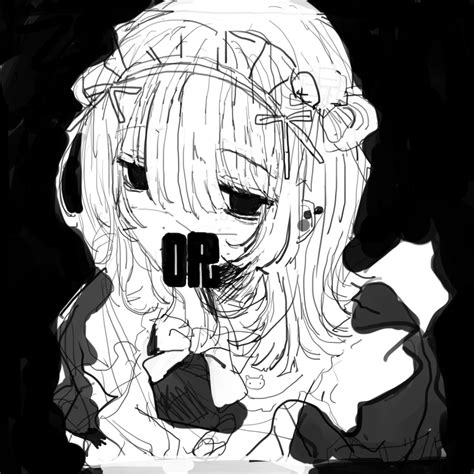 Safebooru 1girl Bags Under Eyes Black Background Covered Mouth Empty