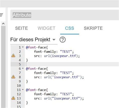 CSS Und Fontface
