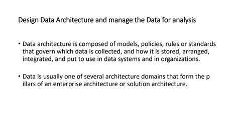 Solution Design Data Architecture Ppt Studypool