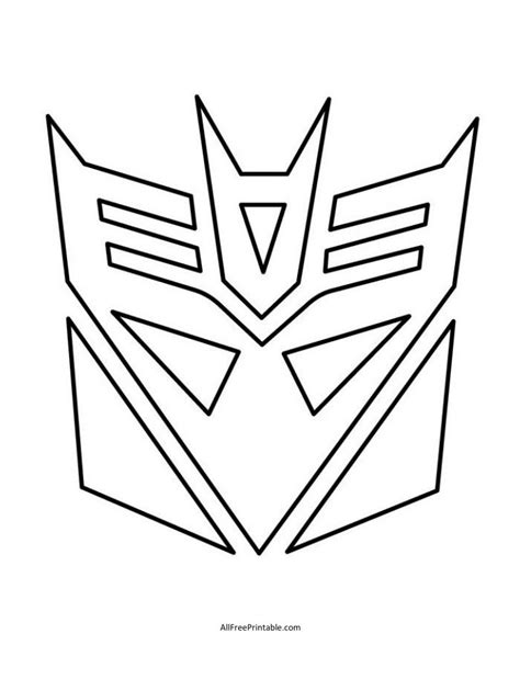 Printable Transformer Logo
