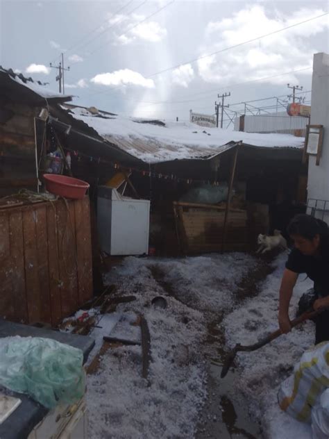 Deja Granizada En Cuauhtémoc Severos Daños A Viviendas Somos Juárez