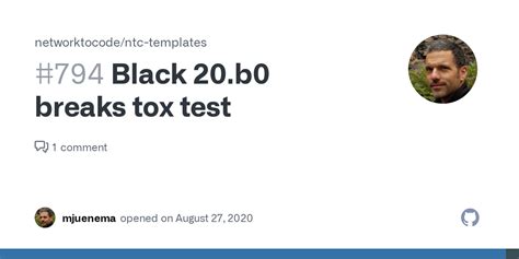 black 20 b0 breaks tox test · issue 794 · networktocode ntc templates