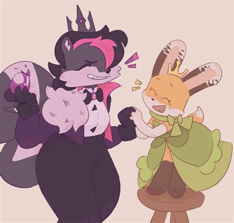 Prince Salem The Skunk And Princess Lupi By Arthurzinthegoat On Deviantart