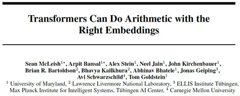 Arithmetic Transformers With Abacus Positional Embeddings Ai Papers