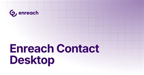 Enreach Contact Desktop Enreach Dialox Manuals
