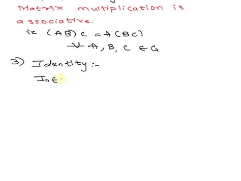 solved 5 16 let g denote the set of all 2 x 2 real matrices with det
