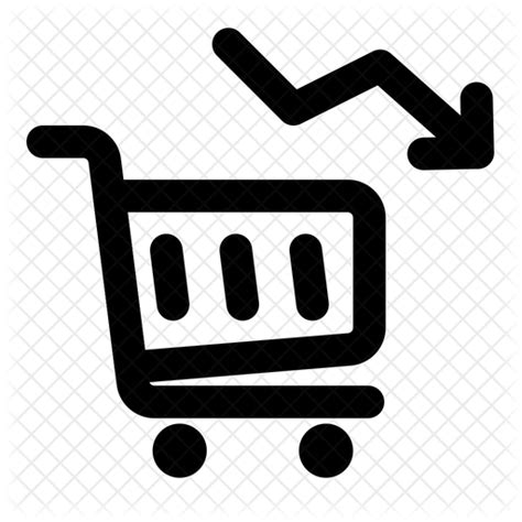Sales Down Icon Download In Line Style