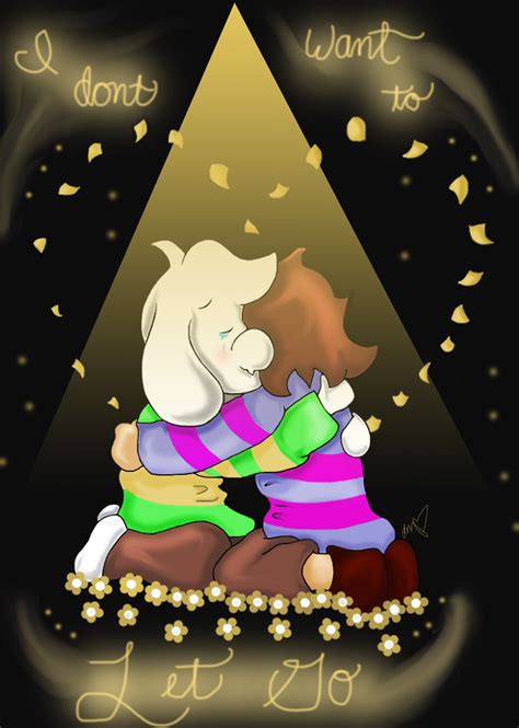 Asriel And Frisk By Sarahmuddpuddlez On Deviantart