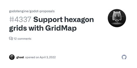 Support Hexagon Grids With Gridmap · Issue 4337 · Godotenginegodot Proposals · Github