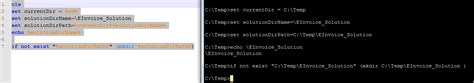 Notlarimdan Dos Batch Ile Svnde Yüklü Solutionların Otomatik
