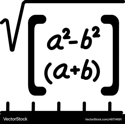 Complex Mathematical Equation Royalty Free Vector Image