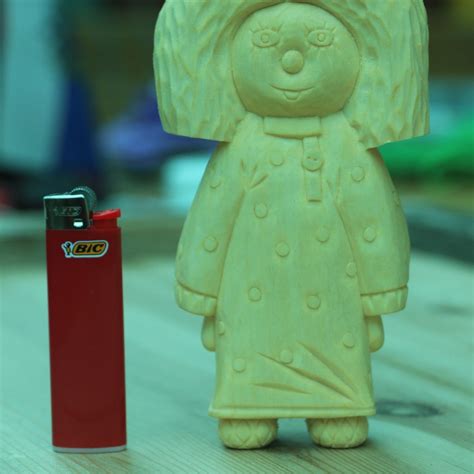 Фигурка из дерева «Домовенок Кузя» купить в интернет-магазине Ярмарка ...