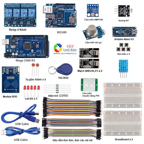 Bộ Kit Lập Trình Nhà Thông Minh Smart Home Iot Kit Arduino Mega 2560