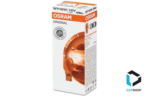 Лампа WY16W желтая для заднего поворотника, OSRAM