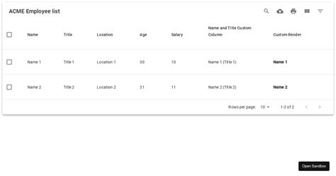 MUIDatatables Custom Toolbar Forked Codesandbox