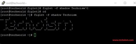 Create Ascii Text Banners In Terminal In Linux Using Figlet Tool