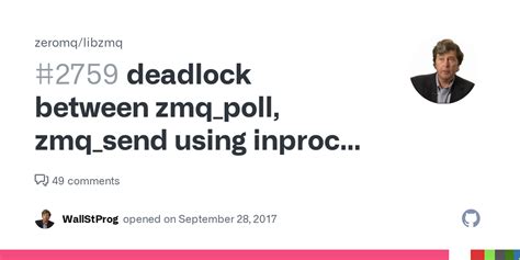 deadlock between zmq poll zmq send using inproc pair sockets · issue