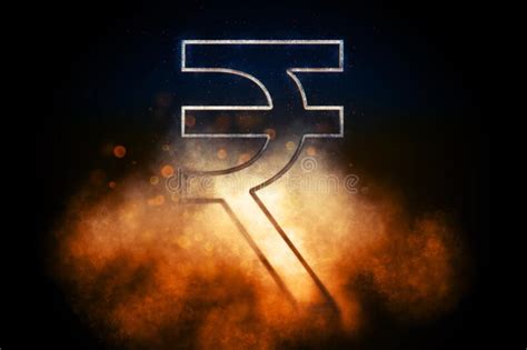 Indian Rupee Inr Rupee Currency Monetary Currency Symbol Stock