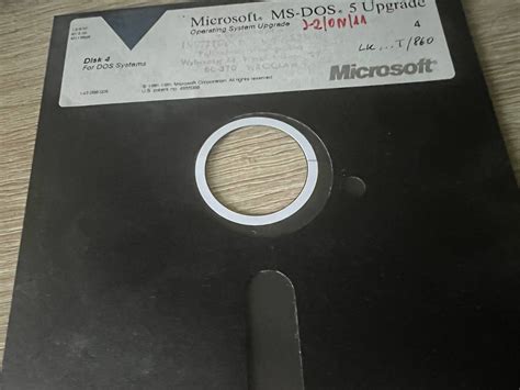 Ms Dos From The 1981 R Vintagetech