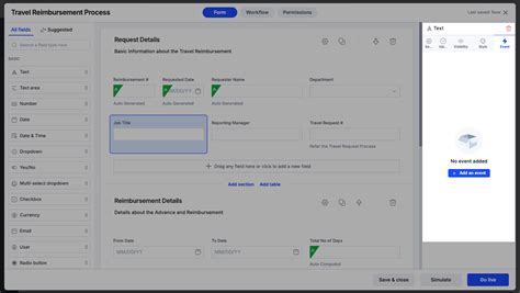 Field Events Fields Kissflow Community