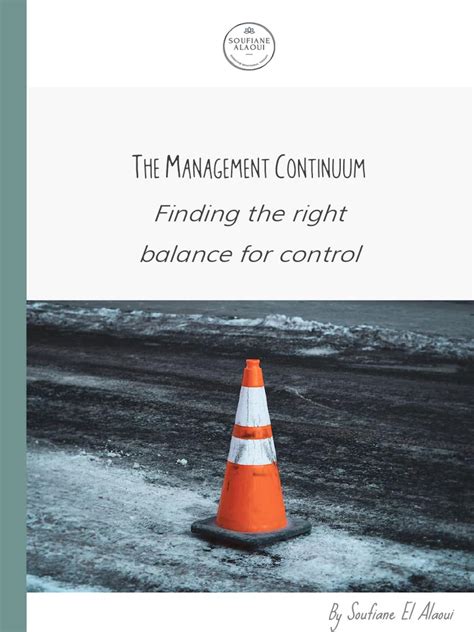 03 The Management Continuum Pdf Leadership Decision Making