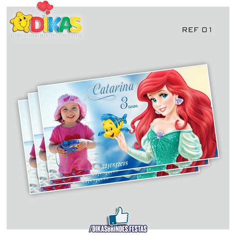 Iman Personalizado Pequena Sereia Dikasbrindes