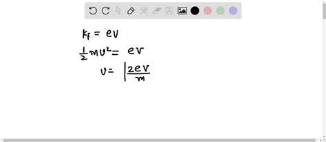 solved an initially stationary proton is accelerated by a potential