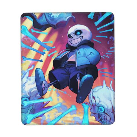 Undertale Sans Mouse Pad Non Slip Rubber Desktop Mousepads 10 X 12 Inch