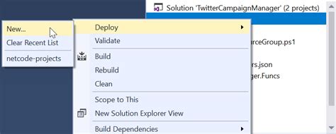Publishing The Logic App C 8 And Net Core 3 Projects Using Azure
