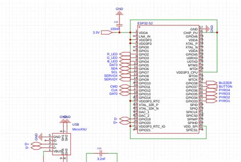 Pcb Design How To Correctly Interface Esp32 S2 Microcontroller With Usb To Upload Code