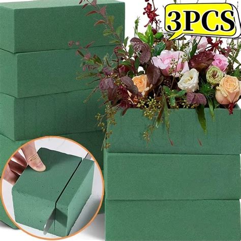 Square Floral Foam Bricks Artificial Dry Wet Flower Mud Flower