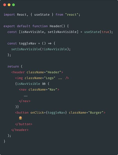 Responsive Header In React Feat Css Grid Layout React Hooks And