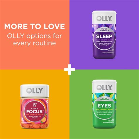 Buy Olly Ultra Strength Brain Softgels Nootropic Supports Healthy Brain Function Memory