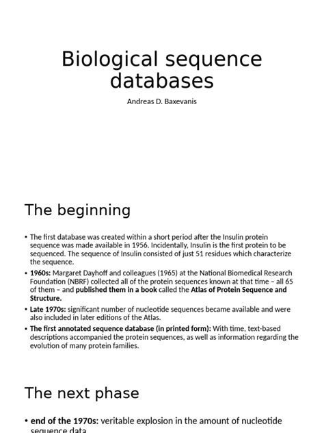 Biological Sequence Databases Pdf Dna Sequencing National Center For Biotechnology Information