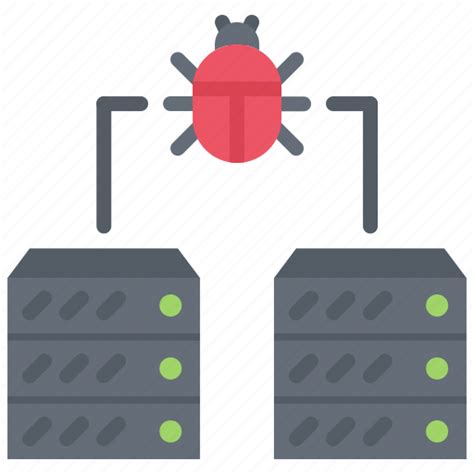 Bug Hacker Network Protection Security Server Virus Icon Download On Iconfinder