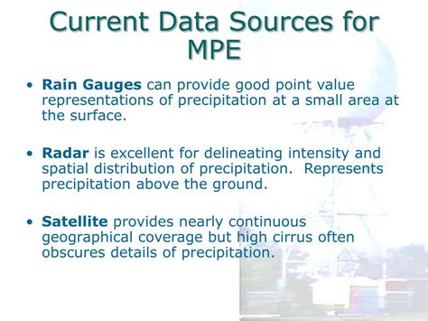 Ppt Integration Of Multiple Precipitation Estimates For Flash Flood
