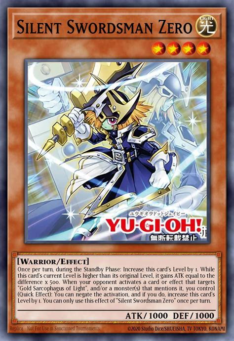 Espadachim Silencioso Zero Silent Swordsman Zero Yu Gi Oh Tcg Ygo Cartas
