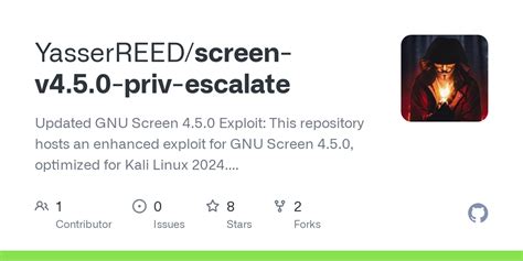 GitHub YasserREED Screen V Priv Escalate Updated GNU Screen Exploit This