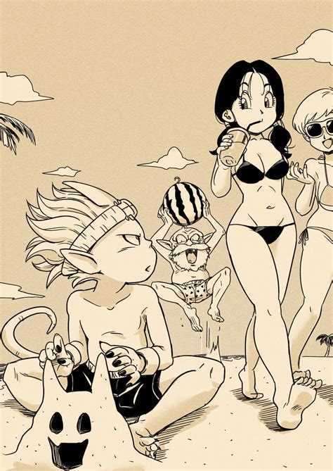 Videl Beelzebub Erasa And Thief Dragon Ball And 2 More Drawn By