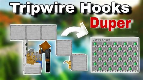 Minecraft Easy Tripwire Hook Emerald Farm 1 21 Youtube