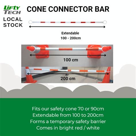 Safety Cone Connector Bar Extension Up To 2m Shopee Singapore