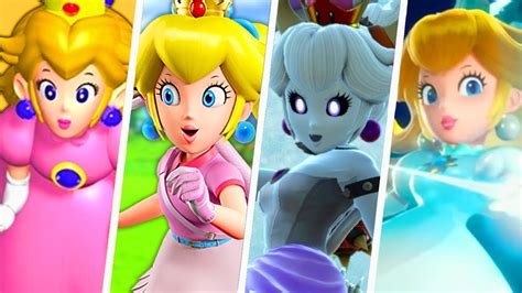 Evolution Of Playable Peach In Super Mario Games 1988 2024 Youtube