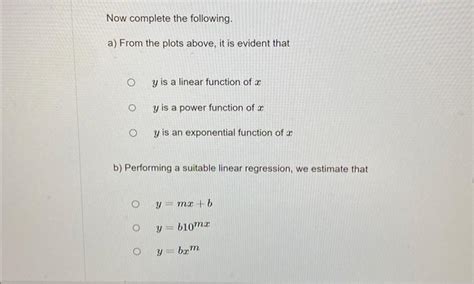 Solved Consider The Following Set Of Data The Following Are Chegg