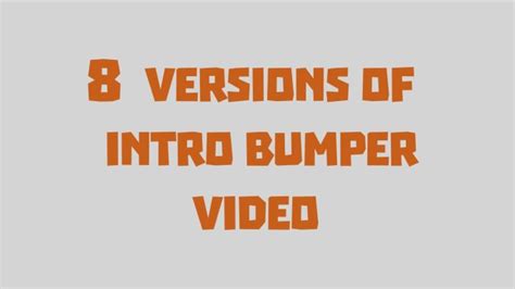Make Up To Dynamic Bumper Intro Videos With Your Logo By Pavelkoval