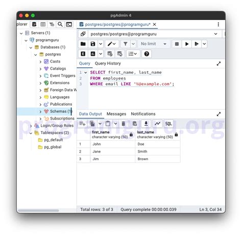 Postgresql Where Clause