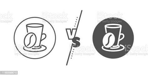 빈 라인 아이콘커피 컵 뜨거운 라떼 기호입니다 차 음료 머그잔 벡터 0명에 대한 스톡 벡터 아트 및 기타 이미지 0명 고급 구이 Istock
