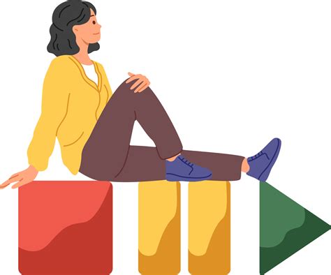 Woman Meloman Sits On Buttons To Control Multimedia Player And Switch