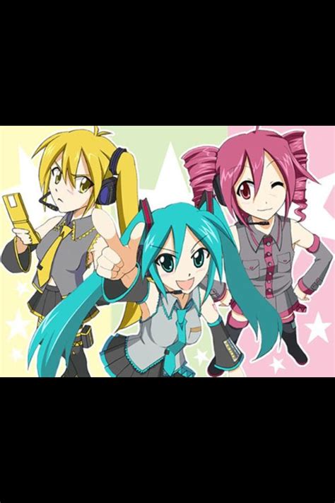 Triple Baka Miku Hatsune Vocaloid Characters